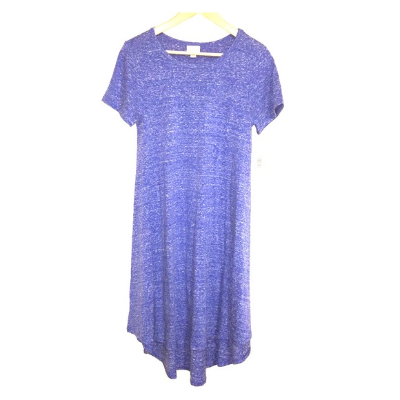 LuLaRoe | Dresses | Nwt New Heather Blue Carly Dress Lularoe Xs | Poshmark